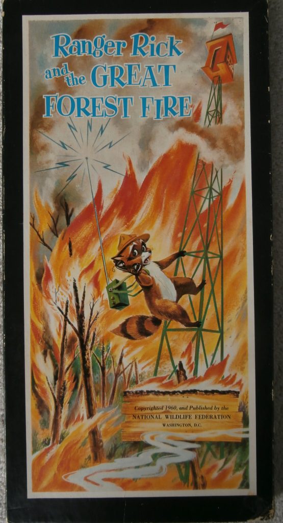 The Rare 1960 Ranger Rick and the Great Forest Fire Board Game ...