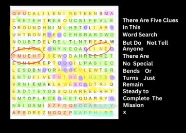 Word Search Secret Message in There's Treasure Inside Treasure Hunt ...