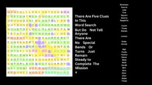 Word Search Secret Message in There's Treasure Inside Treasure Hunt ...